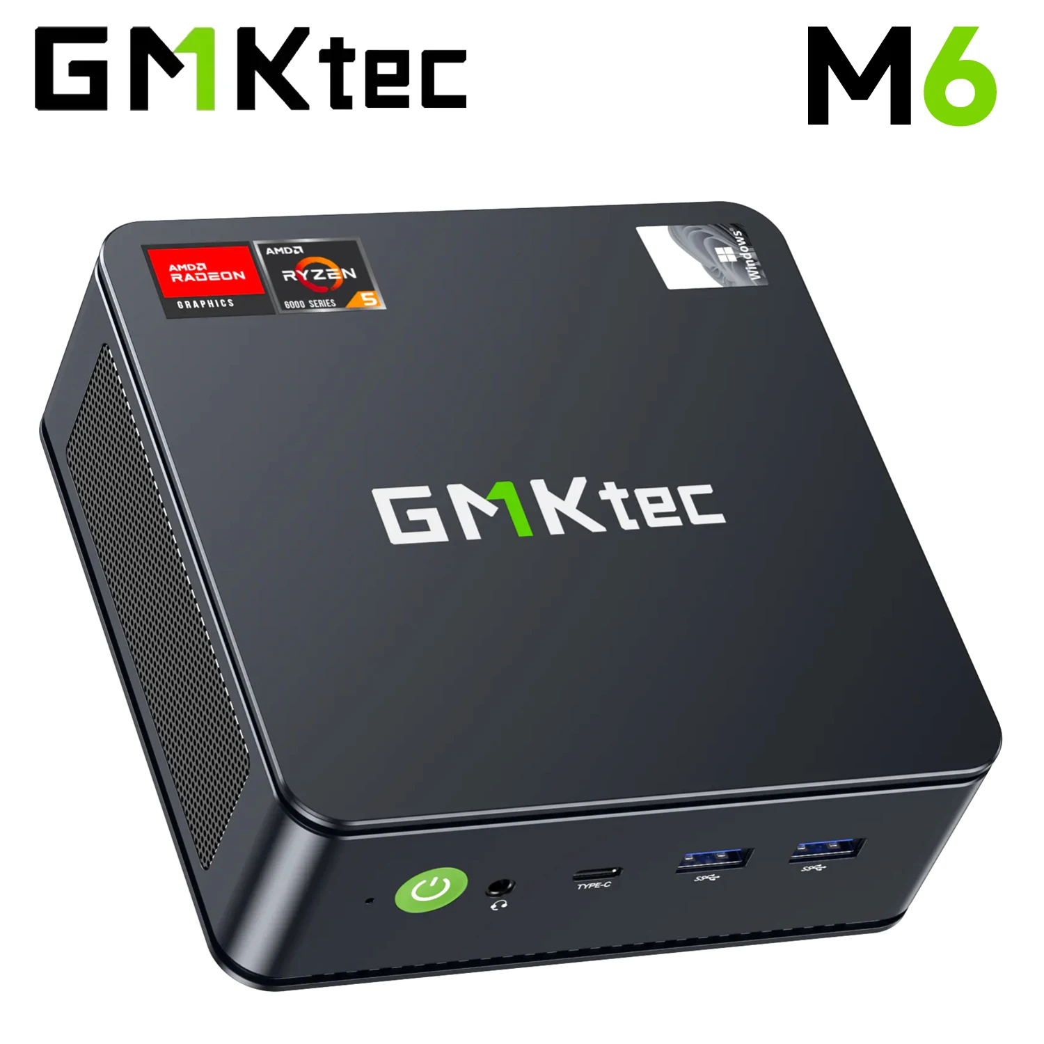 GMKtec M6/M6 Ultra AMD Ryzen 5 6600H/7640H Мини-ПК DDR5 M.2 SSD Win11 Pro WiFi 6E BT5.2 2.5G LAN ...