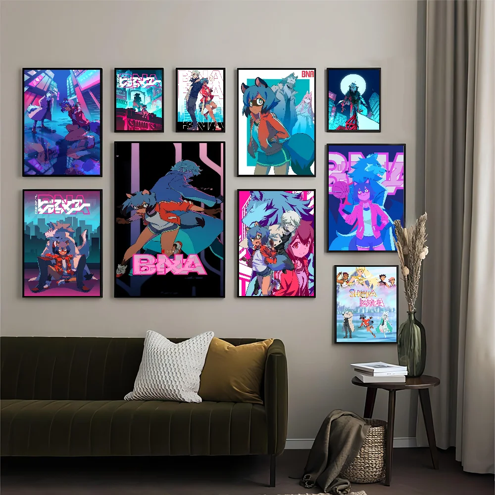 Brand New Animal BNA Anime Classic Vintage Posters Whitepaper Prints ...