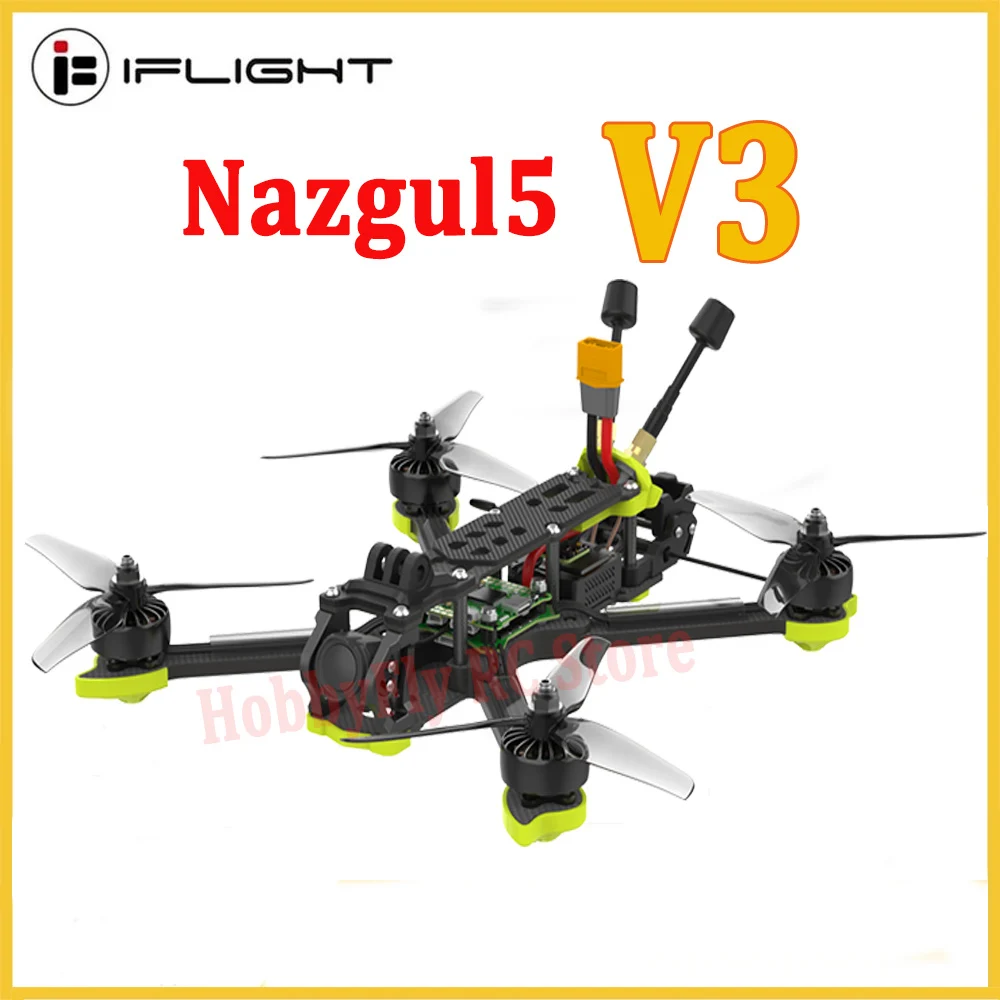 iFlight Nazgul5 V3 HD 5" DJI O3 6S BNF TBS Crossfire - at all stores
