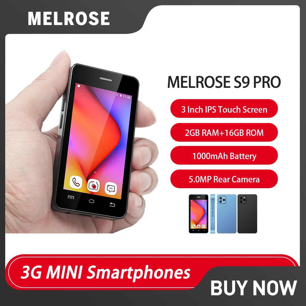 Melrose S9 Pro Супер Мини-телефоны 3-дюймовый ультратонкий ...