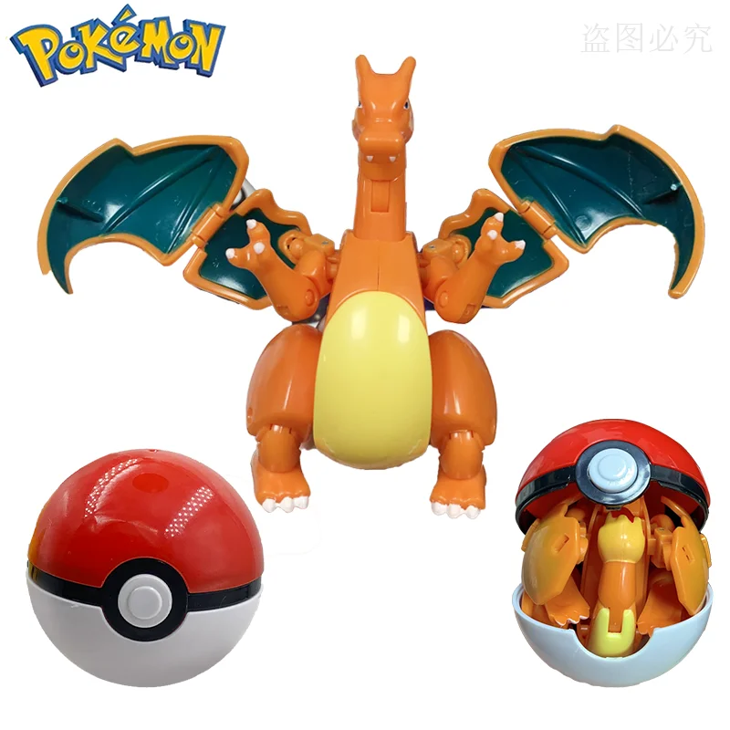 Pokemon Poke Ball Anime Character Pikachu Charmander Litten Rockruff ...
