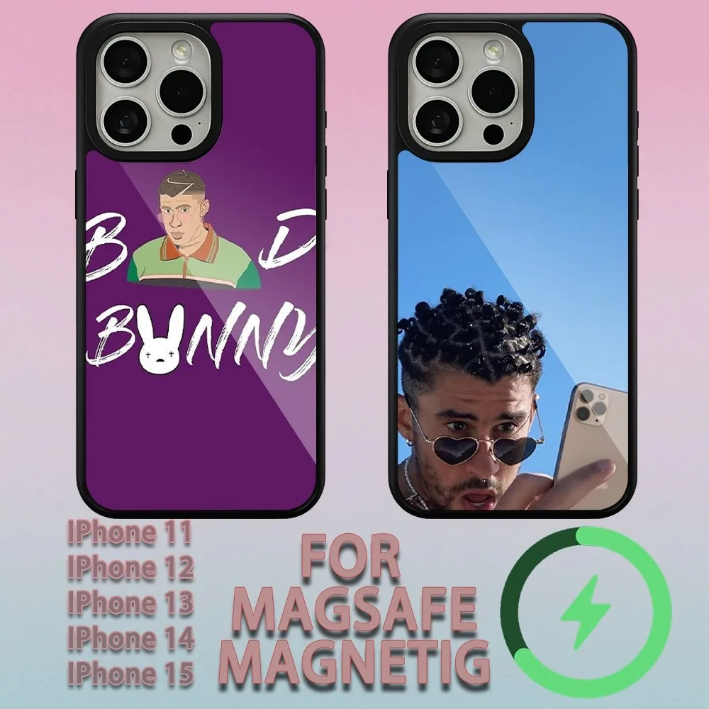 Чехол для телефона rapping Bad Bunnys для iPhone 11 12 13 14 15 Plus ...