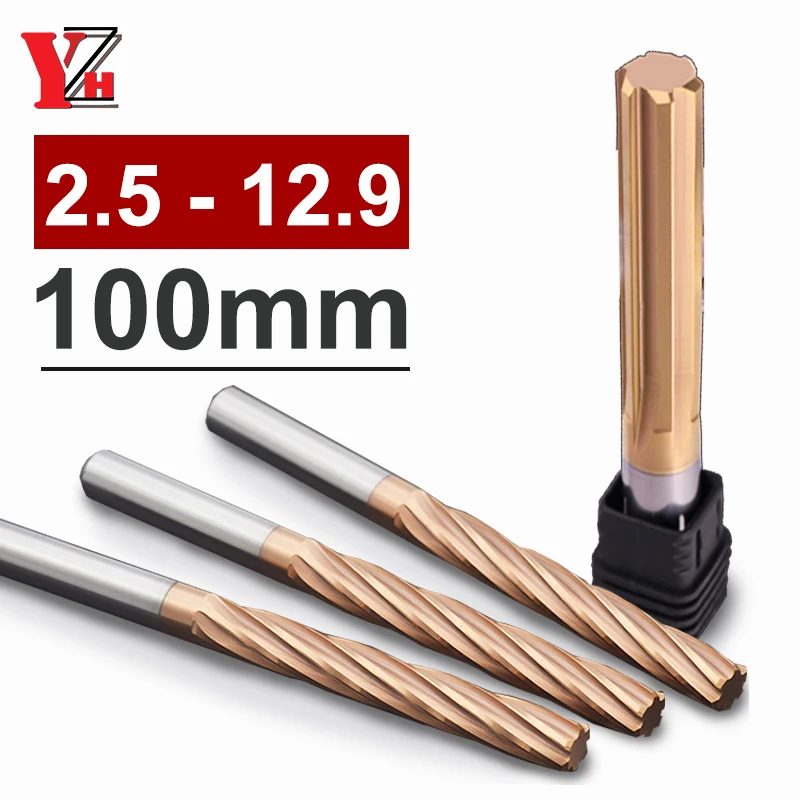 Карбидные сверла YZH 100 мм 2,5-12,9 мм | AliExpress