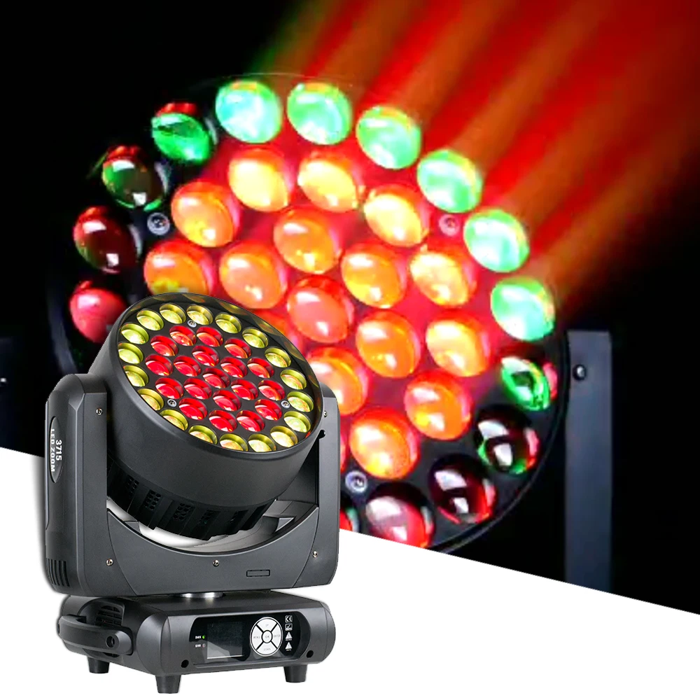 Профессиональный световой эффект Yuer Big Bee Eye 37x15 Вт RGBW | AliExpress