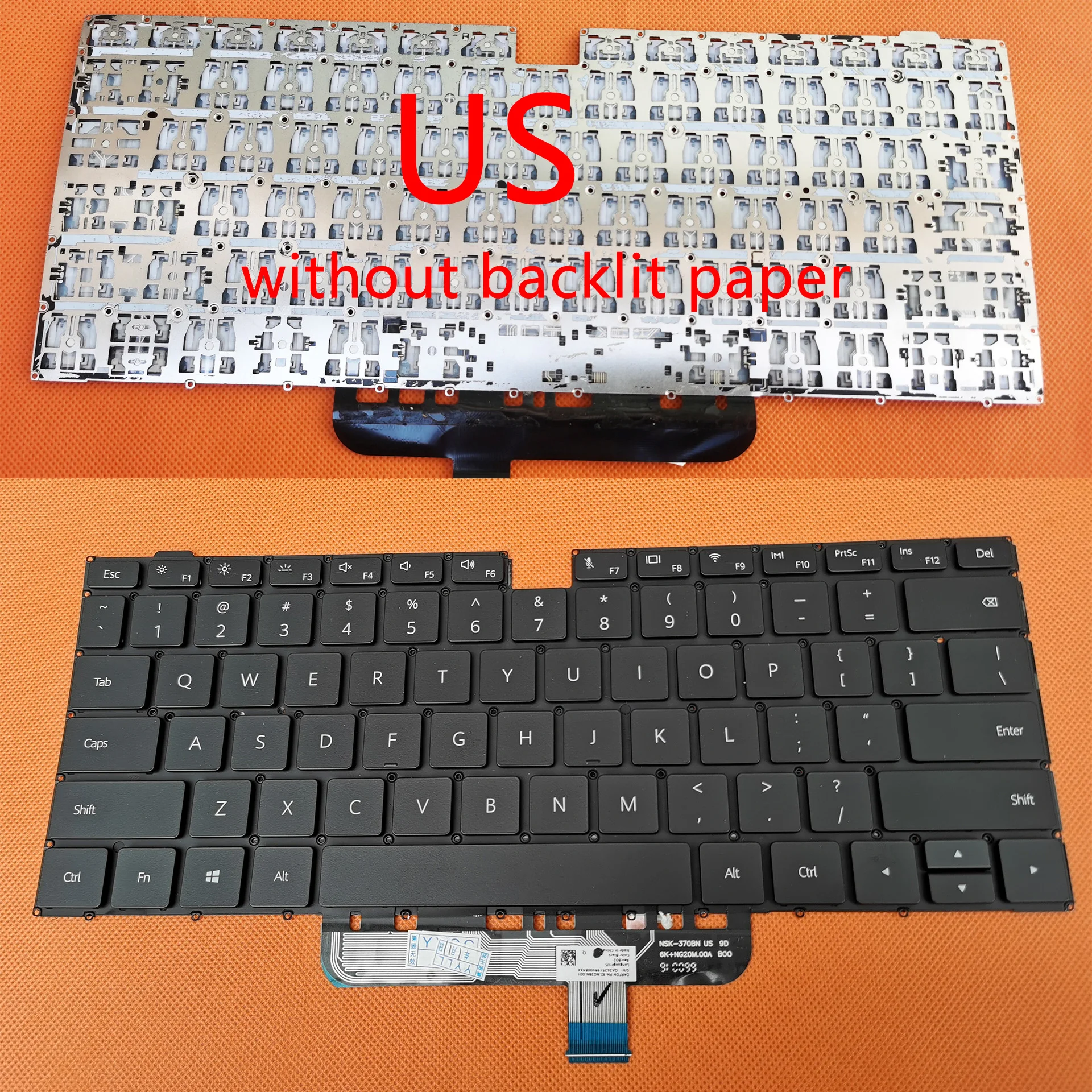 Русская клавиатура для Huawei MateBook D14 D15 Bob Boh NBLK-WAX9X ...