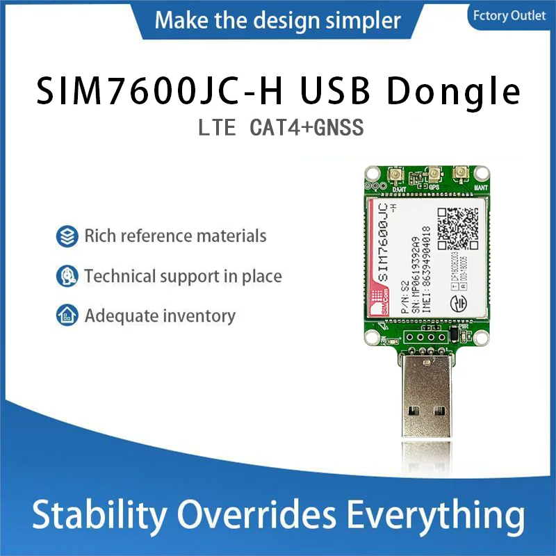 10Piece SIM7600JC-H/SIM7600NA-H/SIM7600G-H/SIM7600E-H USB Dongle ...