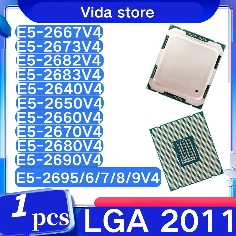 Задняя фотография E5-2640V4, E5-2650V4, E5-2660V4, E5-2660V4, E5-2670V4 ...