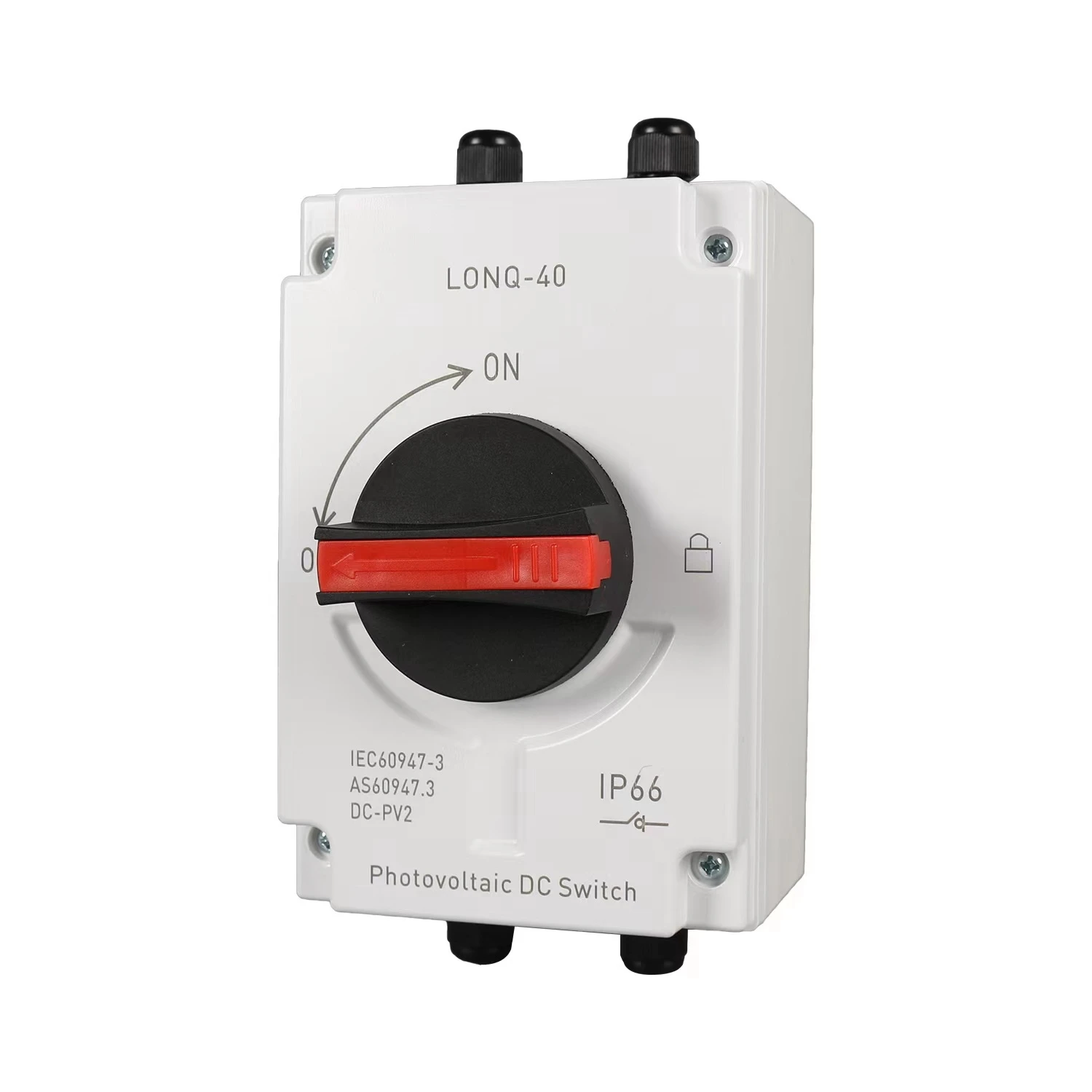 32A 4P PV Disconnector Switch DC1200V Basic Kit GF40 Outdoor IP66 ...