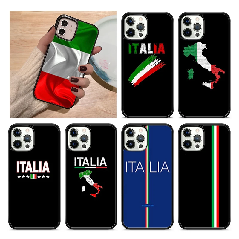 Italy Flag Phone Case Cover For iPhone 15 16 14 XR XS 11 12 13 Mini Pro ...