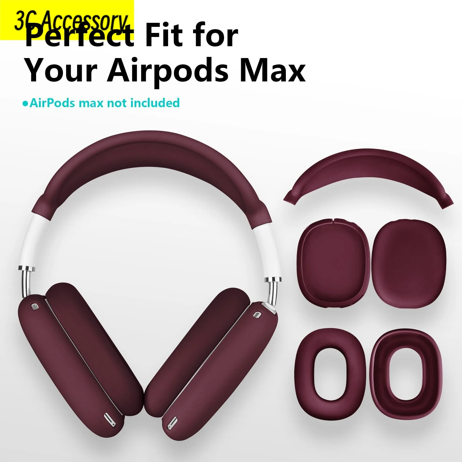 Силиконовый чехол для Apple Airpod Max (USB C) | AliExpress