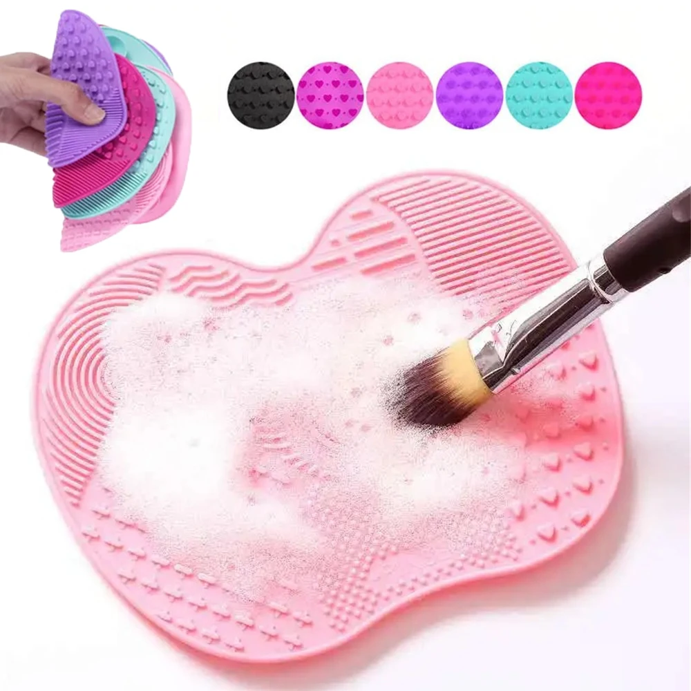 Силиконовый коврик для очистки кистей Cosmetic мытье кистей для макияжа ...