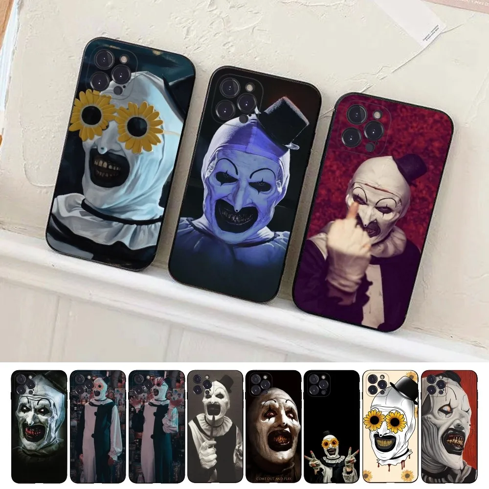 Horror Movie Terrifier Phone Case Silicone Soft For Iphone 16 15 14 13 ...