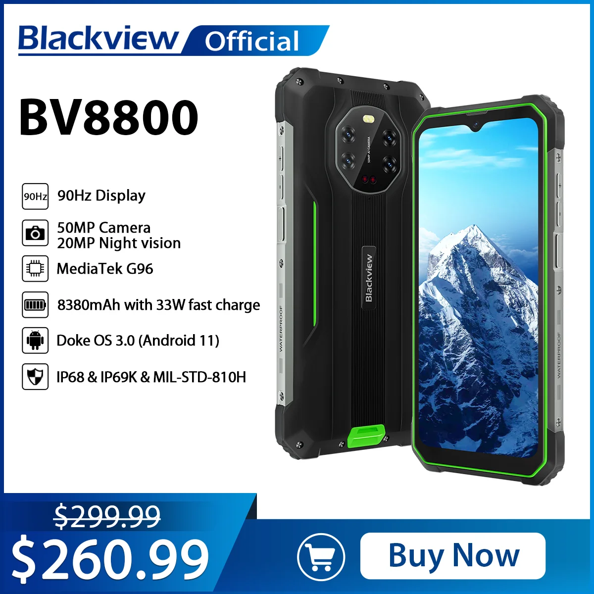 Blackview BV8800 - Full phone specifications