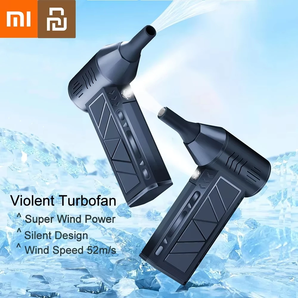 Мини-воздуходувка Xiaomi с дополнительной насадкой 130000 | AliExpress