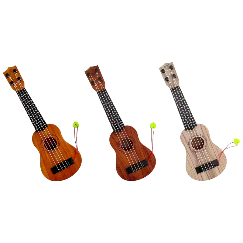 Детская пластиковая гитара-укулеле 17 дюймов | AliExpress