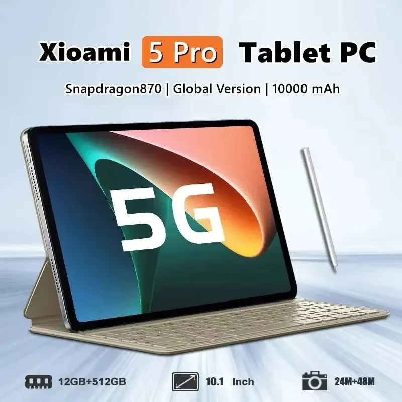 НОВАЯ оригинальная версия Pad 5 Pro Tablet Android 13 PC 16 ГБ 512 ГБ ...