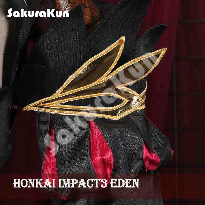 Honkai Impact3 Eden Costume Cosplay XS-XXL Size Embroidery Sexy Clothes ...