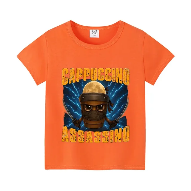 Tralalero Tralal Child T-shirt Cotton Tops Tung TungTung Sahur ...