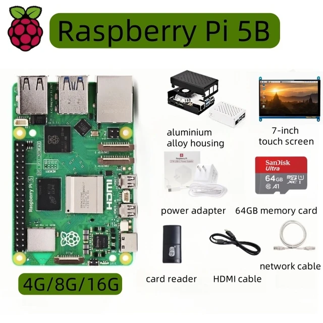 Материнская плата Raspberry Pi 5B 4G/8ГБ | AliExpress