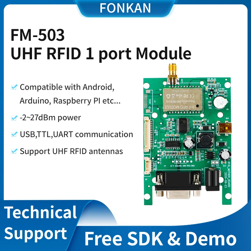 Fonkan FM-503 UHF RFID-модуль для контроля доступа | AliExpress