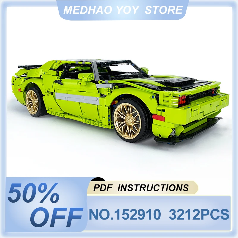 MOC- 152910 Технический 42115, зеленый супер гоночный Vechiel, модель ...