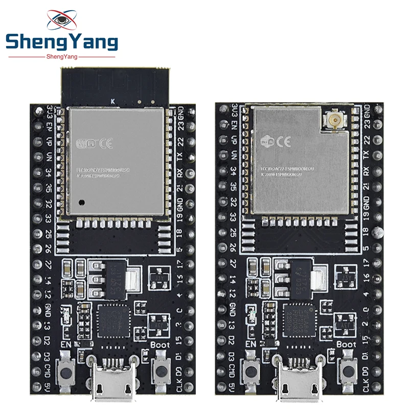 Основная плата ESP32-DevKitC ESP32-WROOM-32U WIFI + Bluetooth-совместимый IoT NodeMCU-32U WIFI ...
