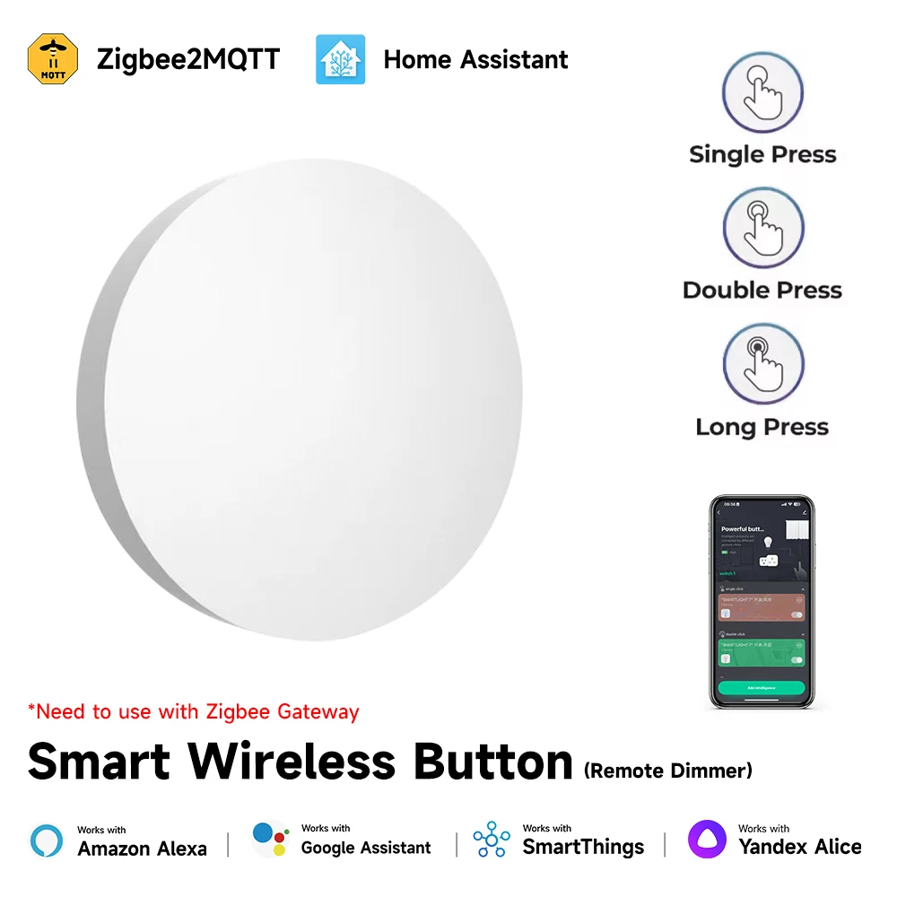 iHseno Tuya Zigbee3.0 Smart Scene Switch | AliExpress
