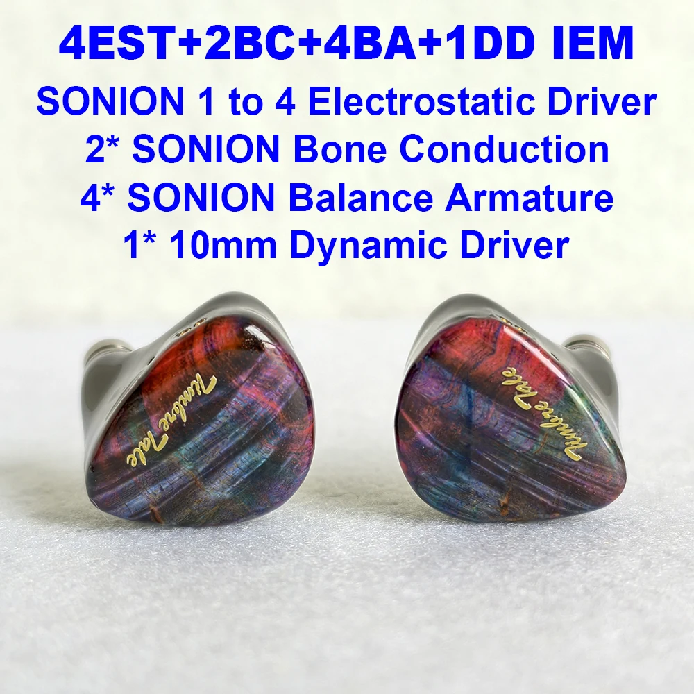 Проводные Hi-Fi наушники 2BC+4BA+1DD+4 EST IEMs | AliExpress