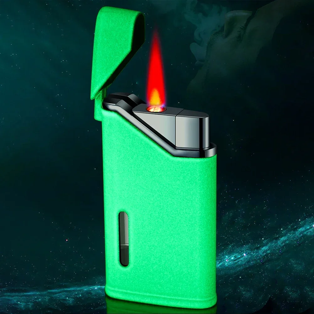 Светящаяся струйная зажигалка с красным пламенем | AliExpress