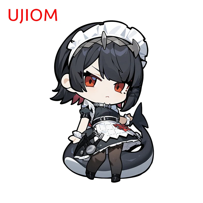 UJIOM Chibi Ellen Joe Zenless Zone Zero Наклейки для стен | AliExpress