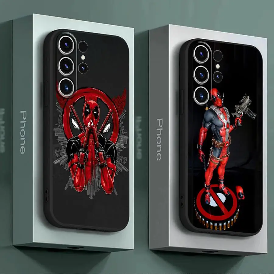 Marvel Heros Deadpool Cover Phone Case for Samsung Galaxy S24 Ultra S21 ...