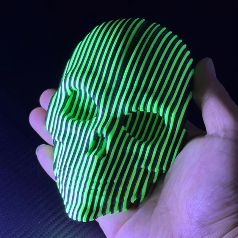 3d Printed Luminous Quantum Skull, Fidget Skull Gifts, Funny Desktop ...