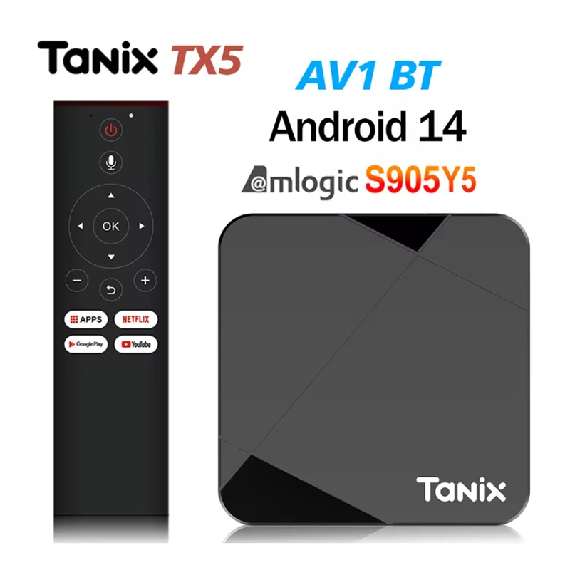 Tanix TX5 Android 14 ТВ-приставка 4ГБ 64ГБ | AliExpress