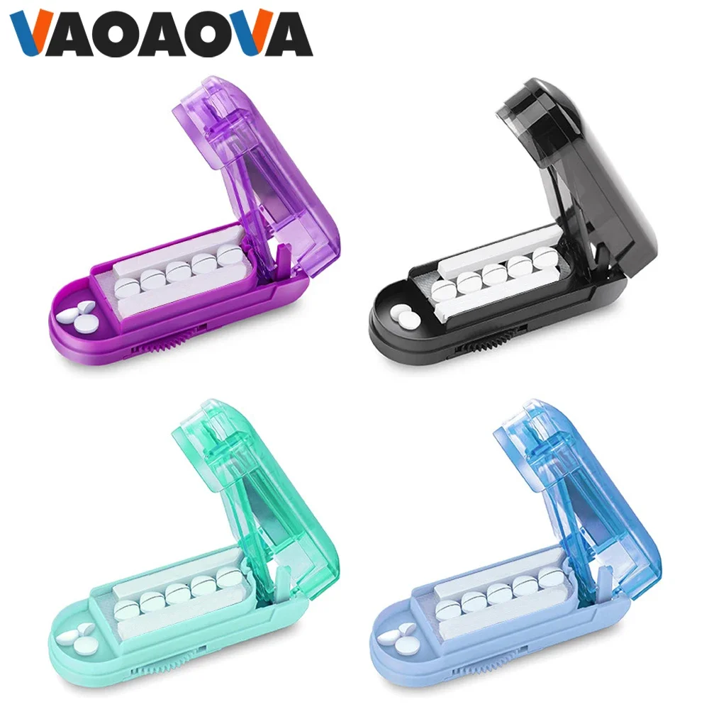 Precision Pill Cutter Splitter - Stainless Steel Blade for Accurate ...