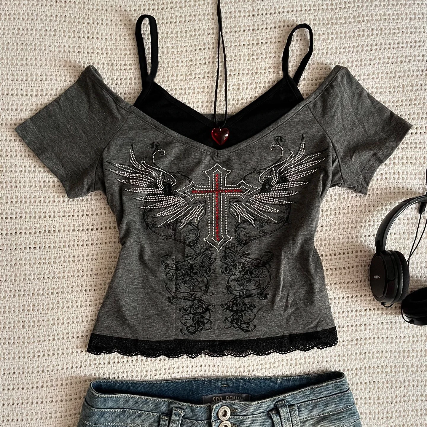 Полиэстеровые футболки Harajuku Y2k | AliExpress