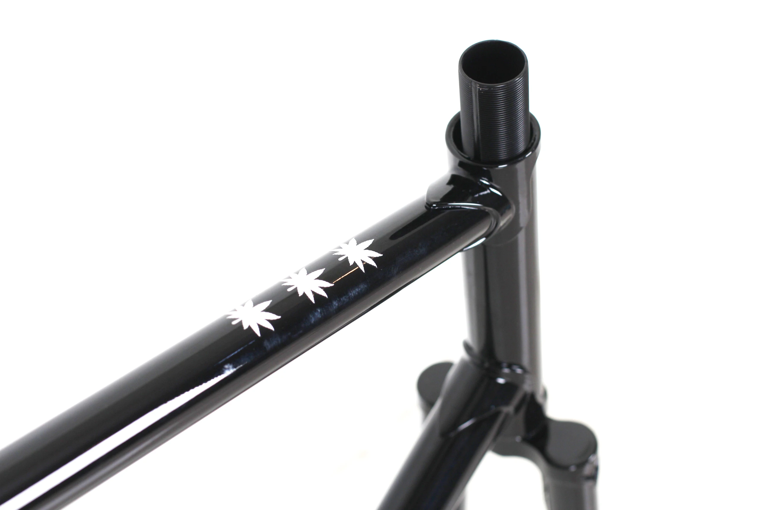 PIZZ-E1 Черная фиксированная Шестерня Ретро велосипедная Рама Steel853 ...