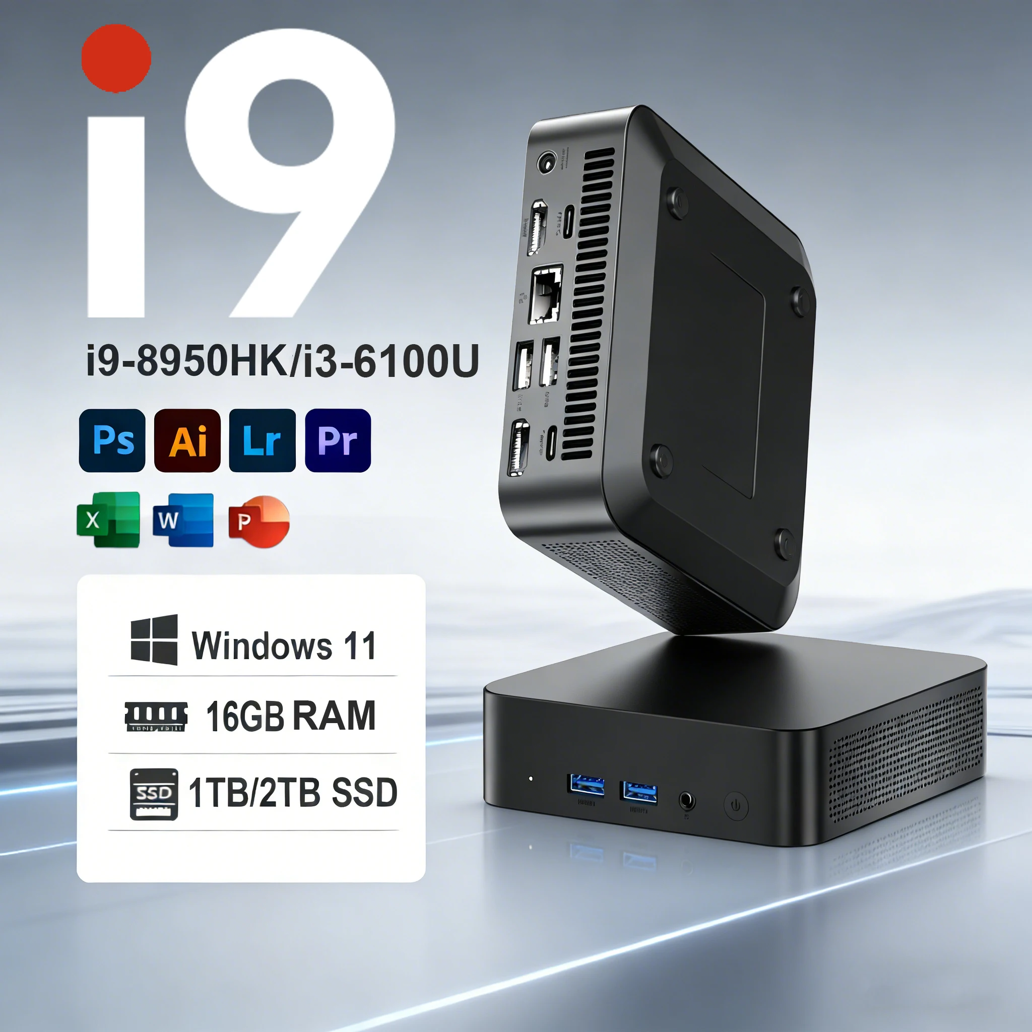 Мини-ПК Intel Core i9 8950HK 16 ГБ ОЗУ 1/2 ТБ SSD | AliExpress