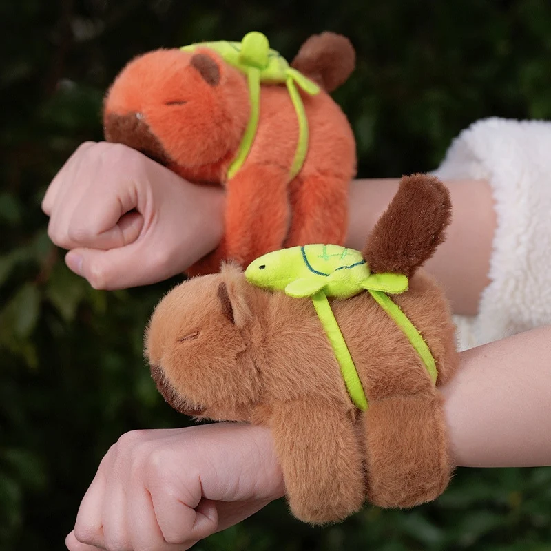 Stuffed Capybara Huggers Slap Toy Animal Slap Bracelets Capybara with ...