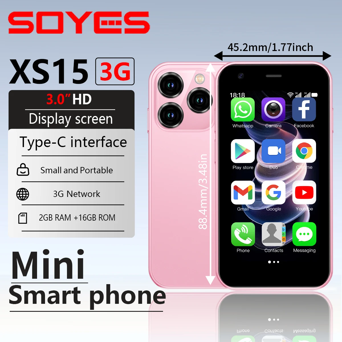 Смартфон Soyes xs15, 2/16ГБ, global | AliExpress