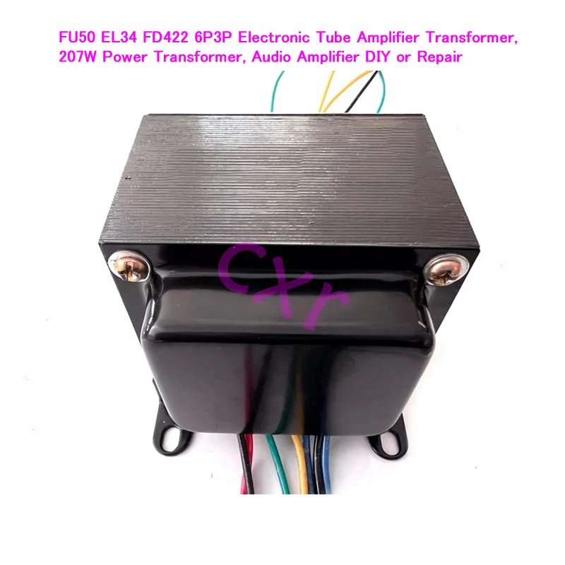 FU50 EL34 FD422 6P3P Electronic Tube Amplifier Transformer, 207W Power Transformer, Audio ...