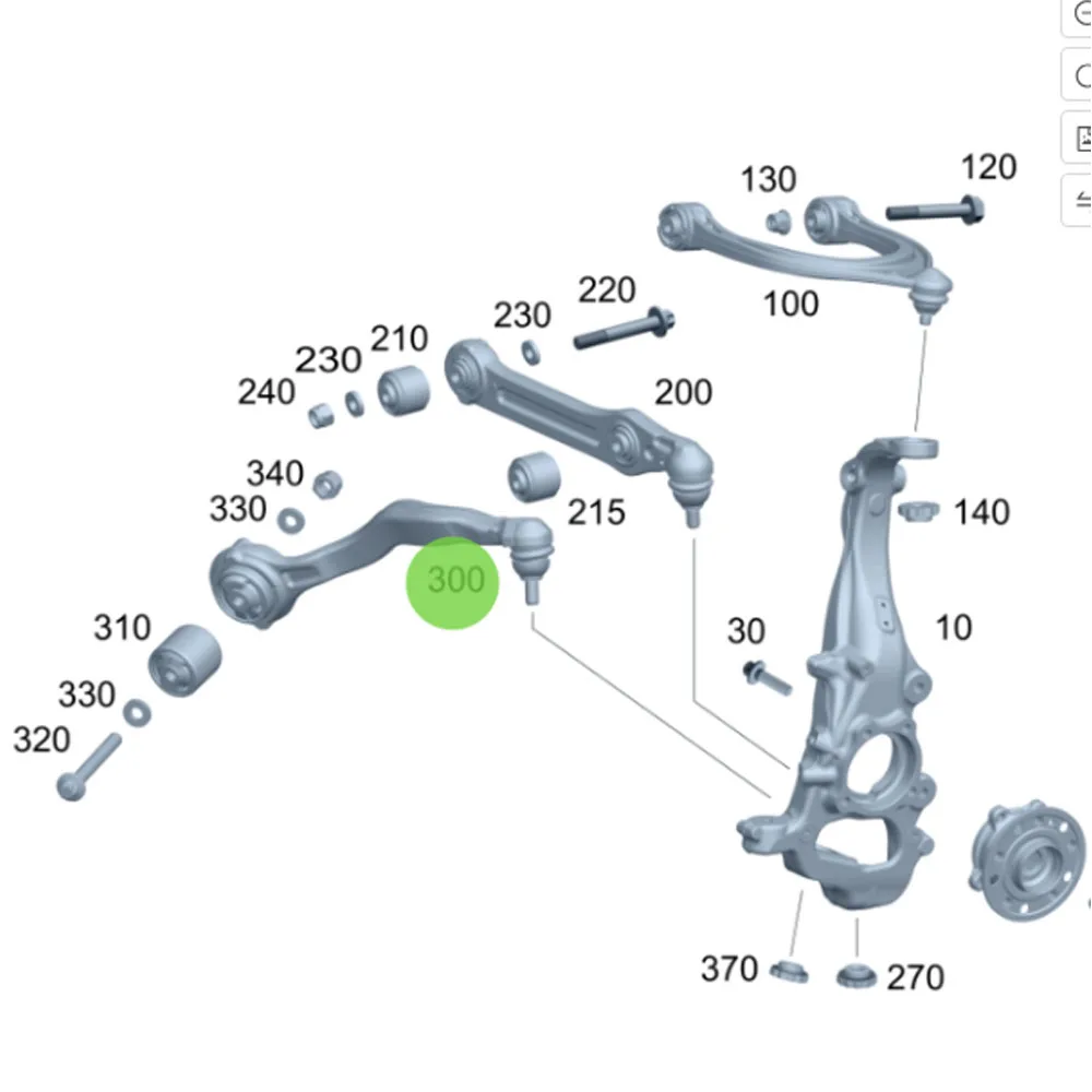 Б/у A2233336000 A2233306004 для Mercedes-Benz, передняя правая стойка ...