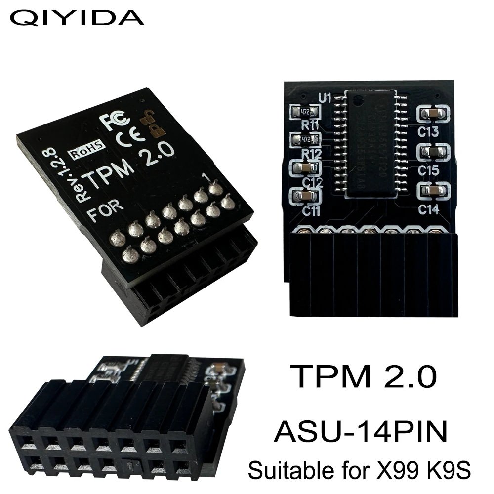 Кабель-переходник TPM 2.0 для материнской платы QIYIDA X99 K9S | AliExpress