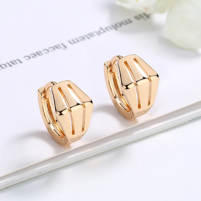 Wholesale 18 K Gold Plated Irregular Jewelry Hoop Earring Women For ...