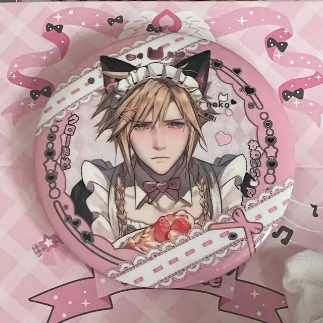 Значки Cloud Strife Maid Series Final Fantasy | AliExpress