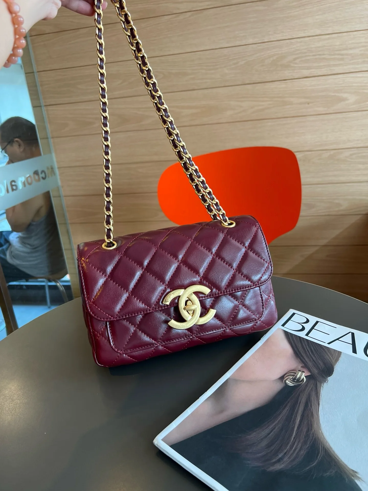 Chanel style copy1:1 модные винтажные 24 сумки с клапаном на плече, сумка через плечо с ...