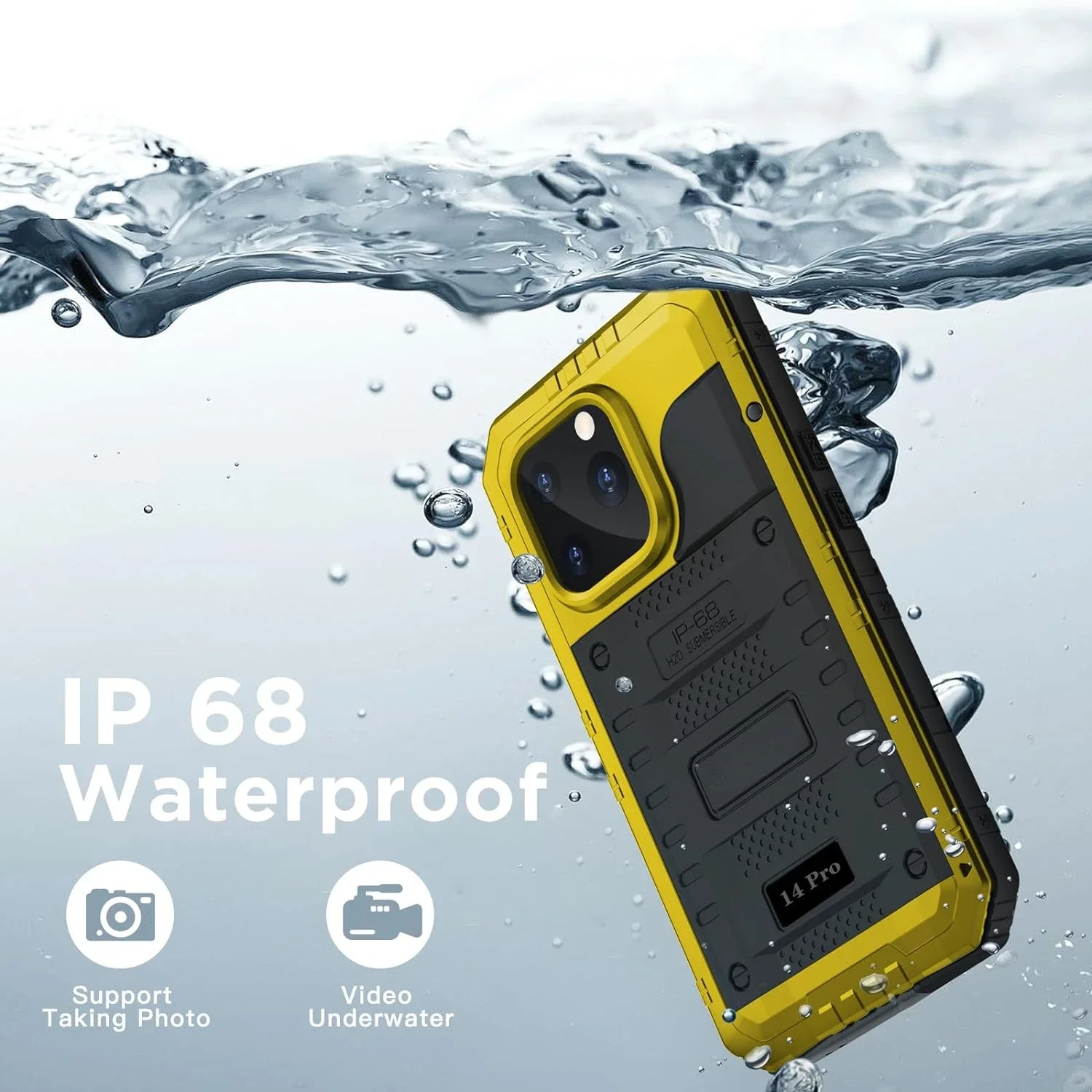 Для iPhone 15 14 13 12 11 Pro Max XS XR 8 7 6 Plus SE3 IP68 ...
