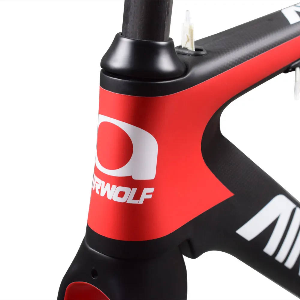 AIRWOLF Aero Full Carbon Fiber Road Bike Frame With V-Brake Chinese ...