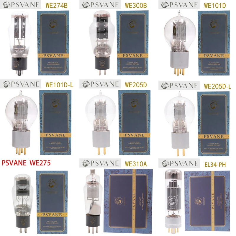PSVANE WE274B WR2A3 WR50 WE101D WE205D WE275 WE300B EL34-PH Вакуумные ...