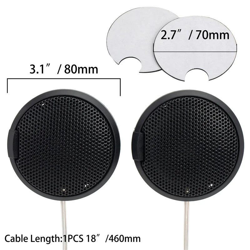 2 шт. 2,83 "динамики в машину Универсальный автомобиль дверь Авто аудио ...