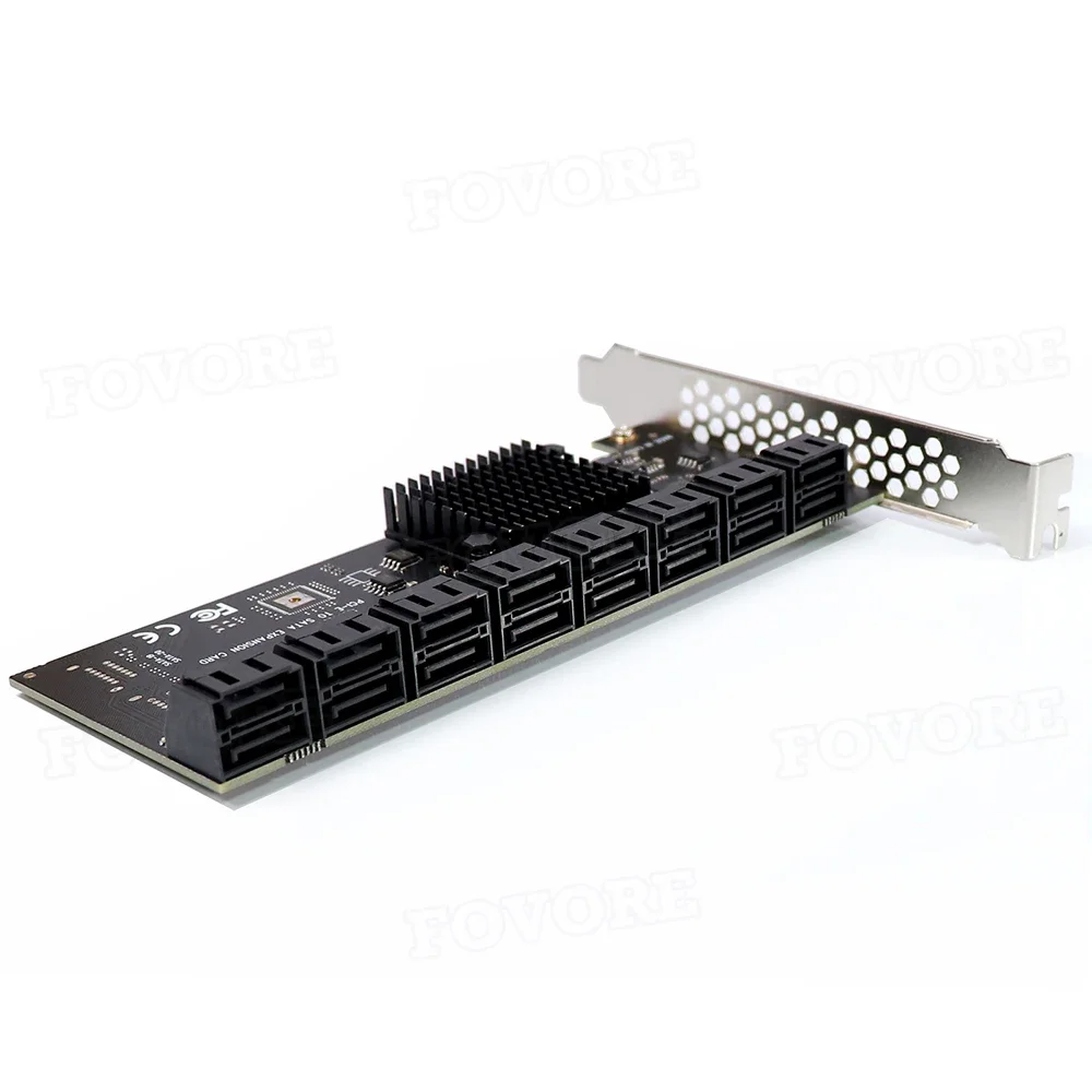 PCI-e PCI e 1x–16 портов Контроллер SATA 3 III 3.0 Адаптер SATA3 в PCI ...
